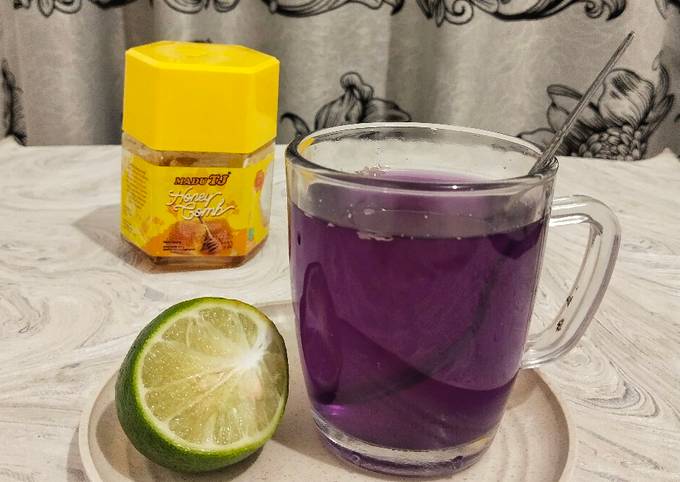 Resep Teh Telang Madu oleh Nadia Lilkhaira - Cookpad