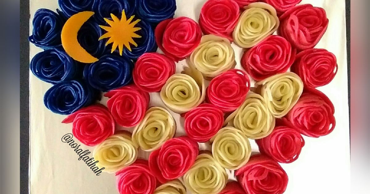 Resipi Roti Jala Bendera Malaysia (Merdeka 63) oleh Nor Al Fatihah ...