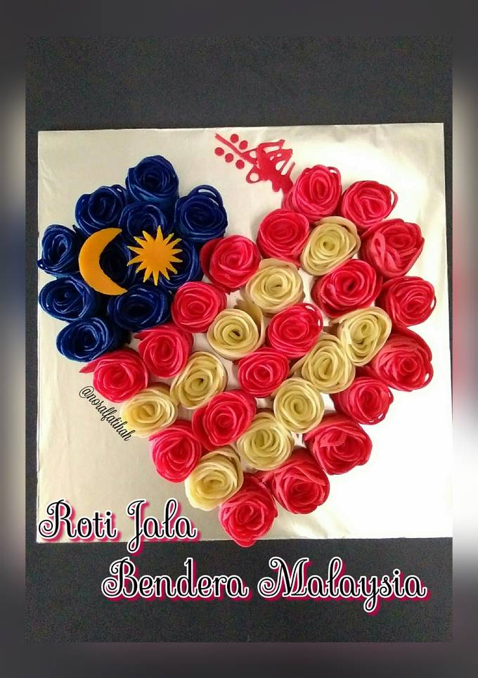 Resipi Roti Jala Bendera Malaysia (Merdeka 63) oleh Nor Al Fatihah ...