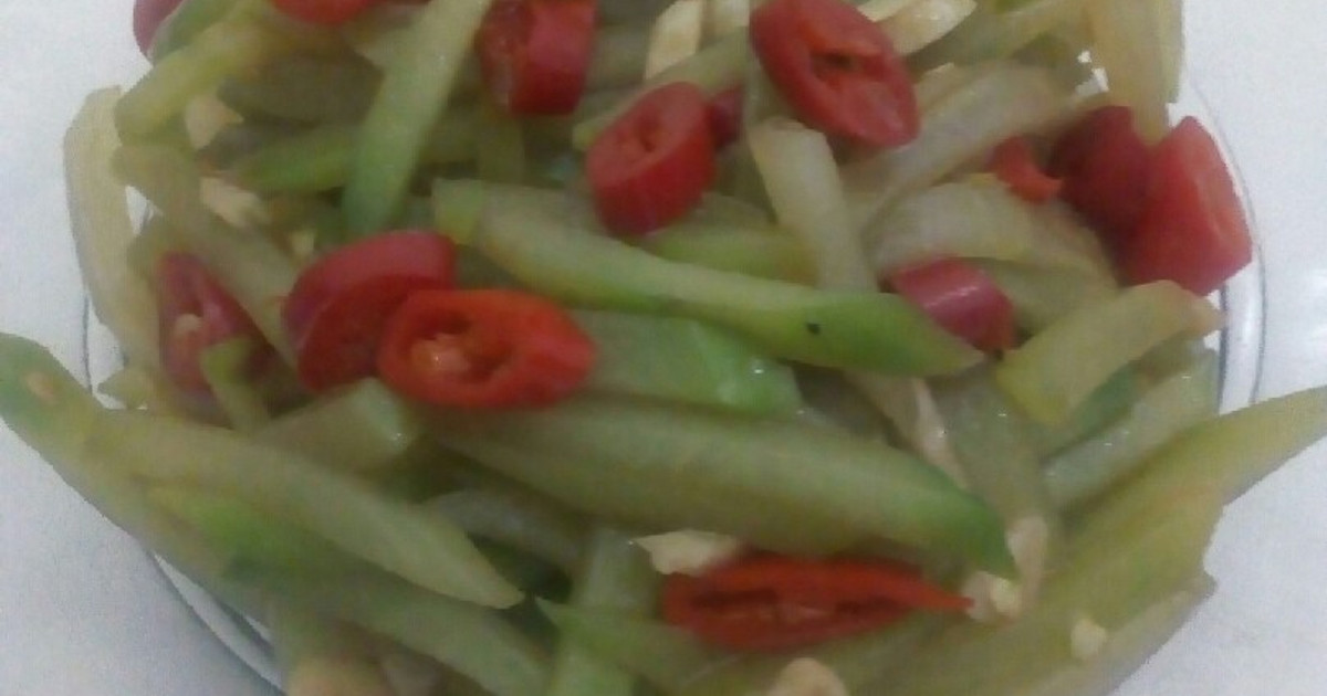 Resep Labu Siam Tumis Saus Tiram oleh Jazilatul iana - Cookpad