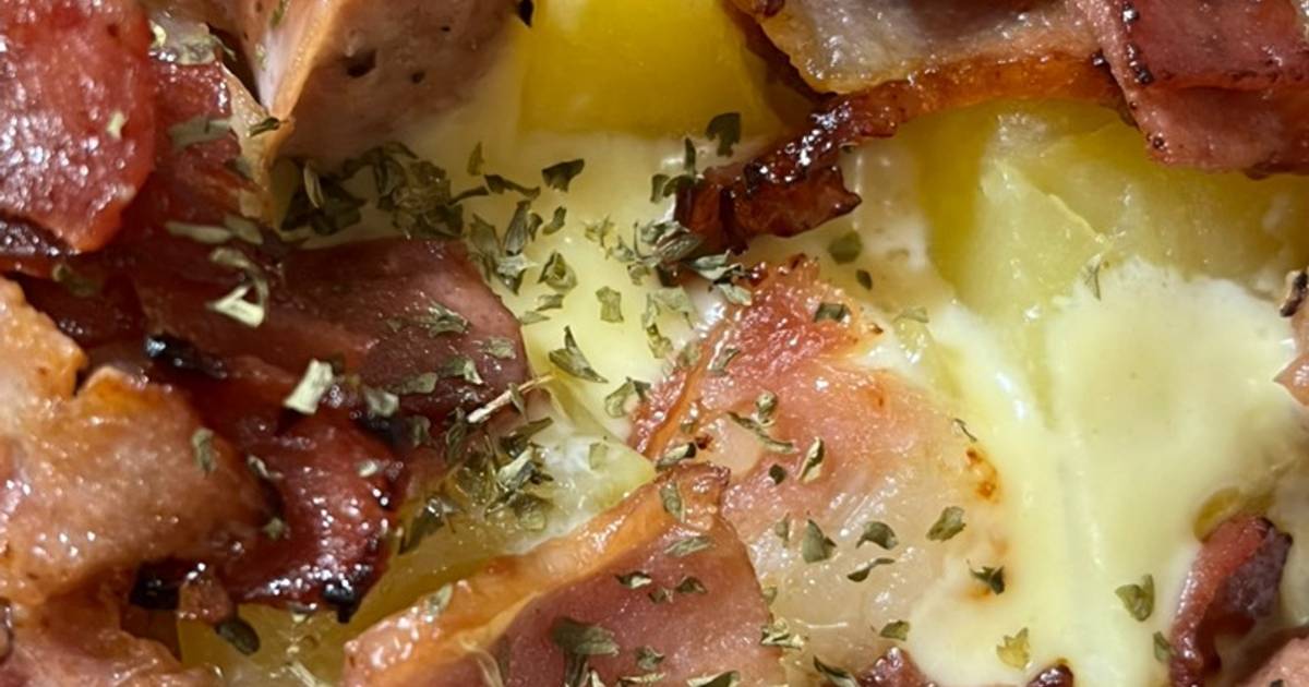 Resep Melted Cheese Potato with Smoked Beef and Bacon oleh Jocelyn ...