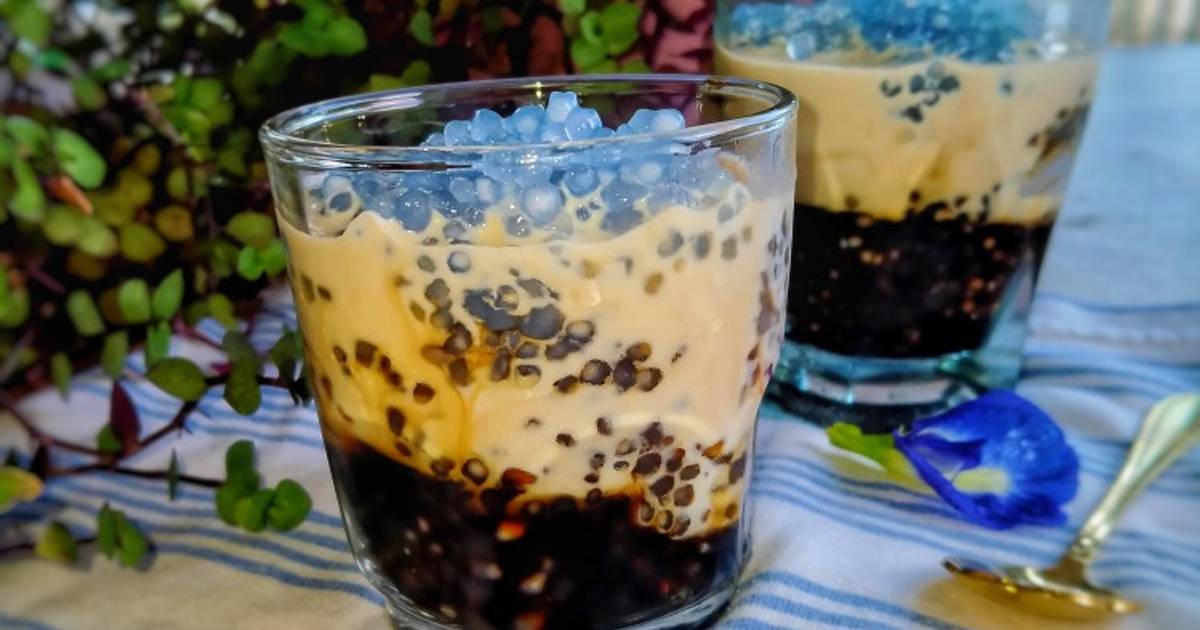 Resipi Sagu Gula Melaka(Bunga Telang) oleh shazrina - Cookpad