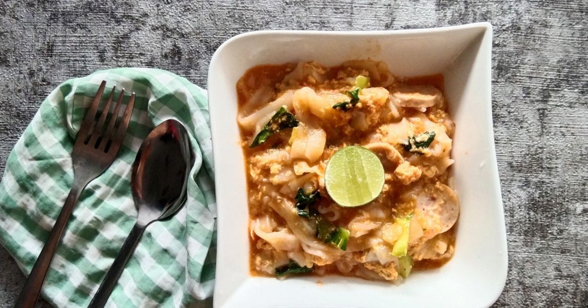 Resep kwetiau kuah ebi rumahan enak dan mudah - Cookpad