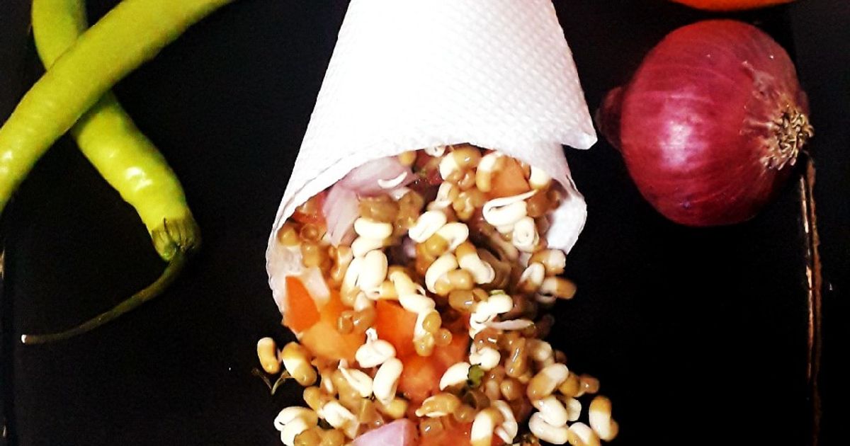 Sprouts Bhel Recipe by Roshani Kodwani - Cookpad