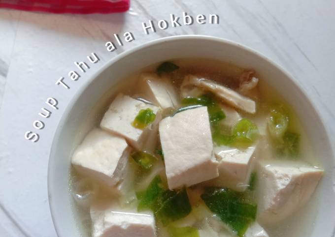 Resep Soup Tahu ala HokBen oleh Herlyna Dhitian - Cookpad