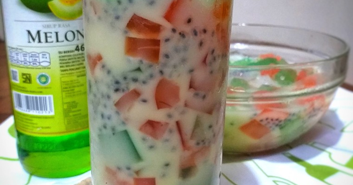 Resep Es Jelly Selasih Natadecoco oleh Triple K Kitchen ( Moms ...