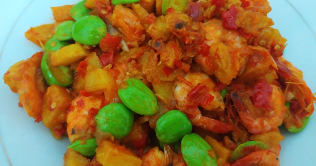 Resep Sambal Kentang Udang Petai oleh Mamah Twins - Cookpad