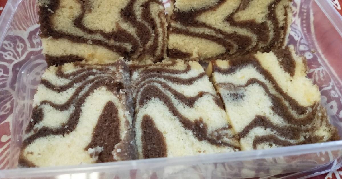 251 resep bolu kukus zebra enak dan mudah - Cookpad