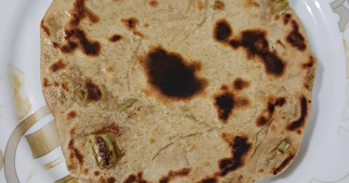 Sattu and green onion paratha Recipe by Dr Vidyashree - Cookpad