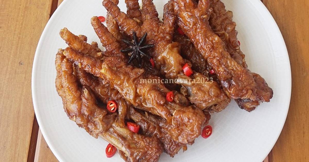 Resep Ceker Ayam Saus Tiram Oleh Monica Novara H Cookpad