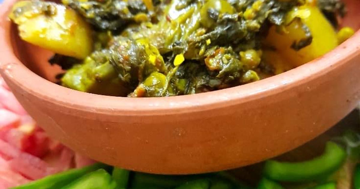 Green Sabzi Recipe by Noureen Naveed - Cookpad