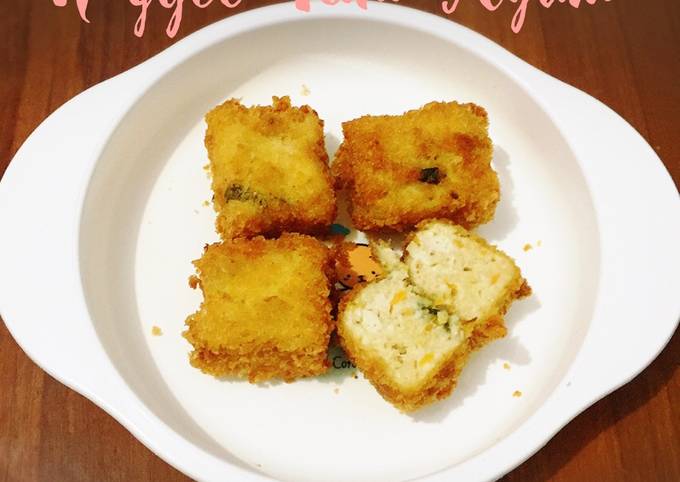 Resep Nugget tahu ayam (Mpasi 11m+) oleh Bunda Naura - Cookpad