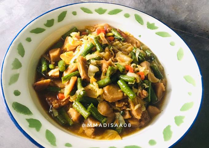 Resep Oseng Kacang Panjang Bakso oleh Dapur AmmaDisaa - Cookpad