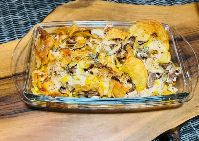 طرز تهیه هات چیپس با قارچ و ژامبون ساده و خوشمزه توسط amir hosein - کوکپد