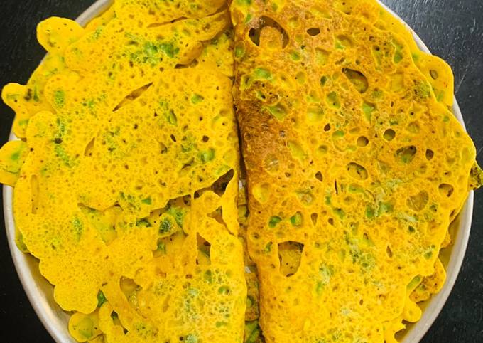 Methi Chilla (Fenugreek & Gram flour flat bread) Recipe by Swagatika ...