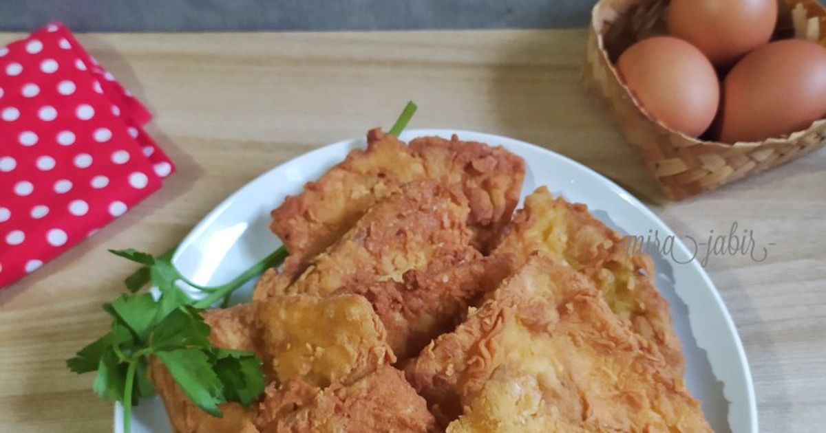 Resep Telur Dadar Crispy oleh Mira_Jabir - Cookpad