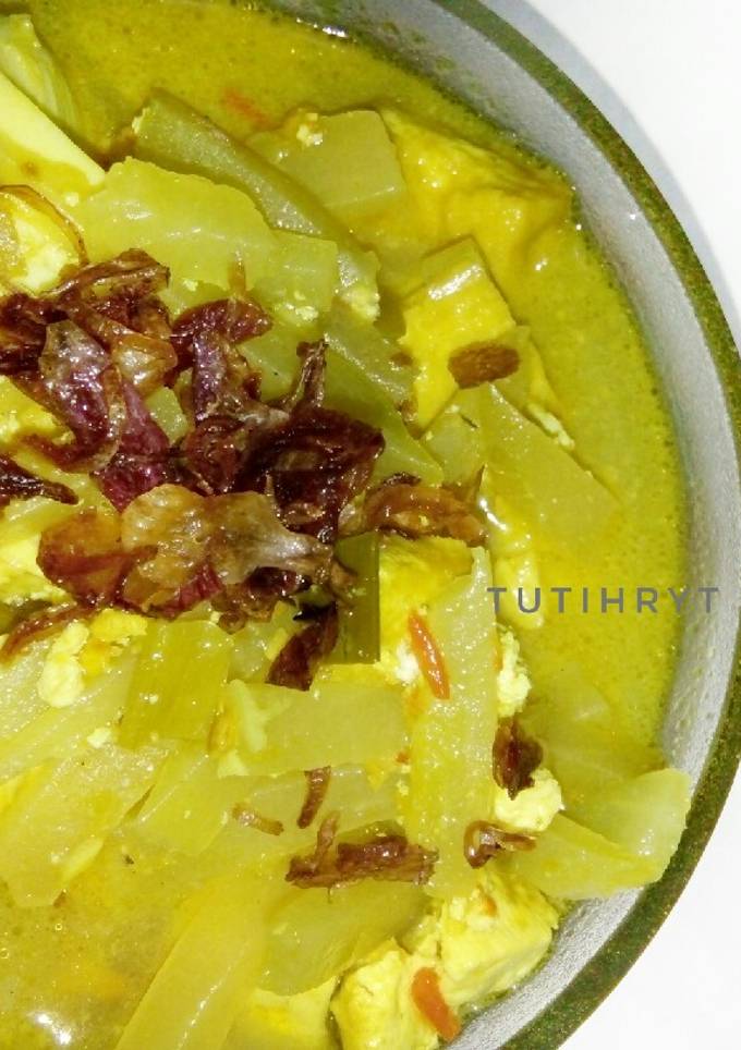 Resep 2. Sayur Labu Tempe Tahu Bumbu Kuning #Selasa Bisa oleh Gazbiyya ...