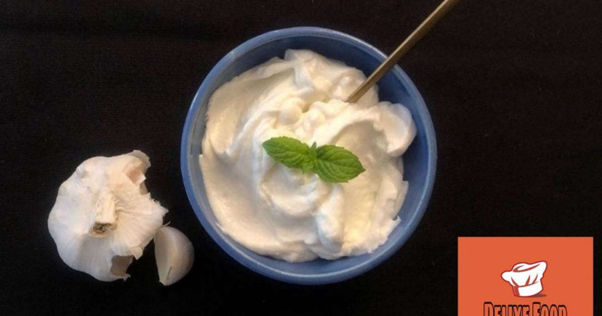 طريقة عمل طريقة كريم ثوم على اصولها بطريقة سهلة وسريعة من CHEF Joud ...