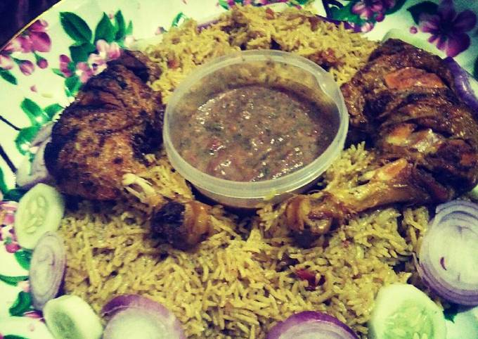 Arabian Chicken Mandi Recipe by Rushdah Humaira - Cookpad