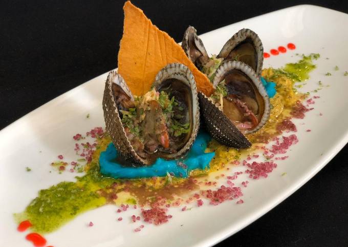 Conchas Asadas Receta de Javier Alarcon- Cookpad