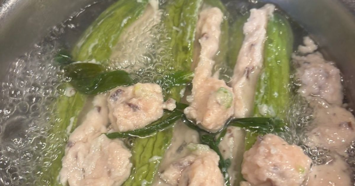 Stuffed Bitter Melon With Fish Paste Recipe By Minh Hayes