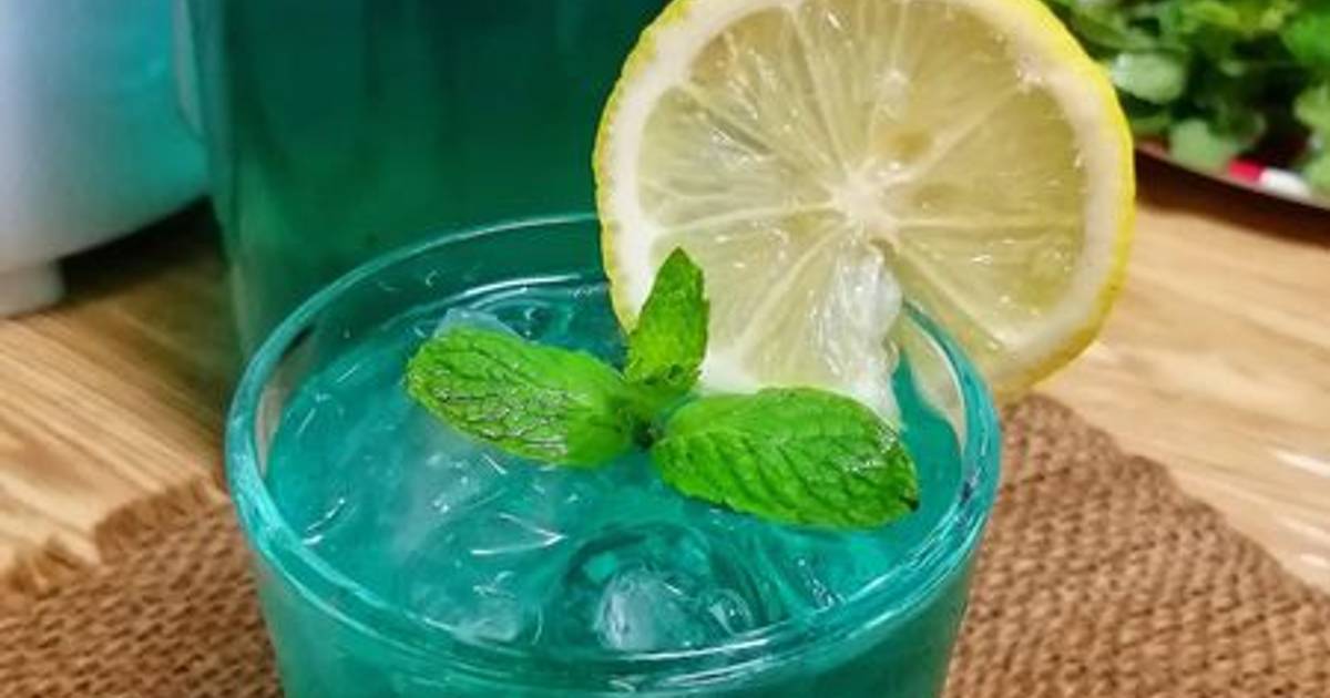 Resipi Ais Soda Blue Lemon oleh Julia ALeen Aireish - Cookpad
