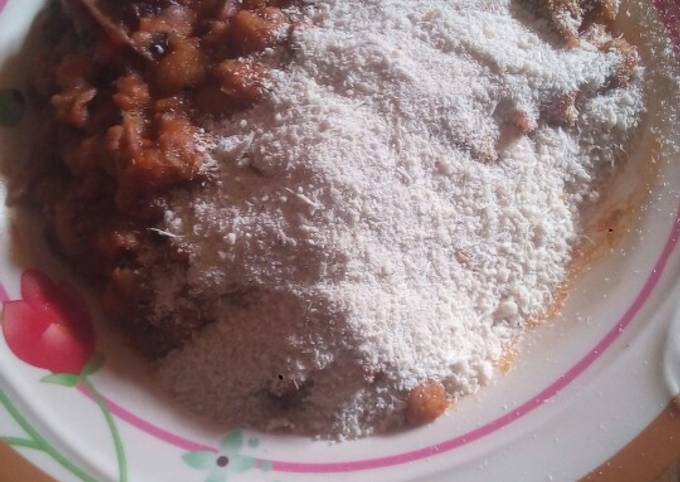 Beans and dry garri Recipe by Anthonia Madogwe - Cookpad