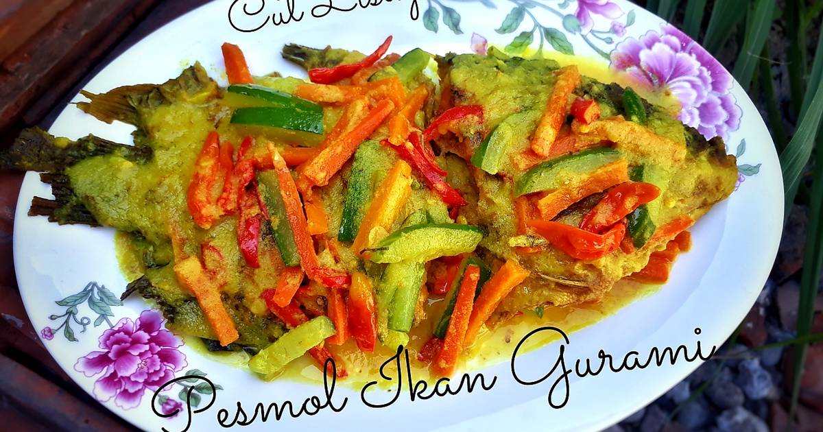 Resep Pesmol Ikan Gurami oleh Cut Listiya - Cookpad