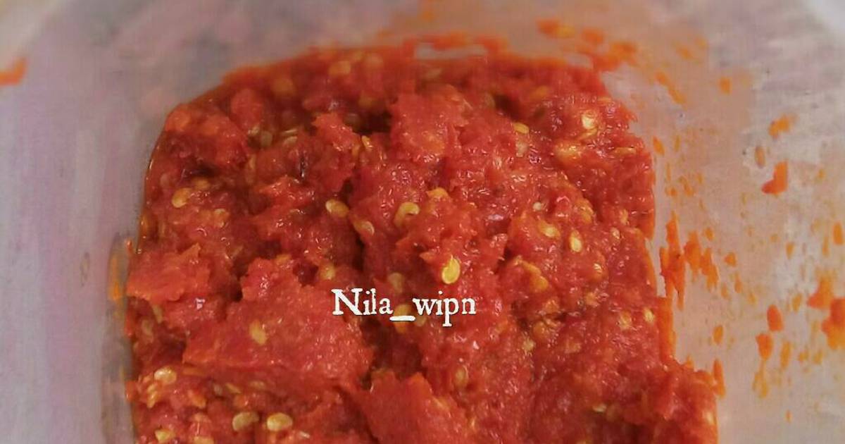 365 resep saos sambal merah enak dan mudah - Cookpad