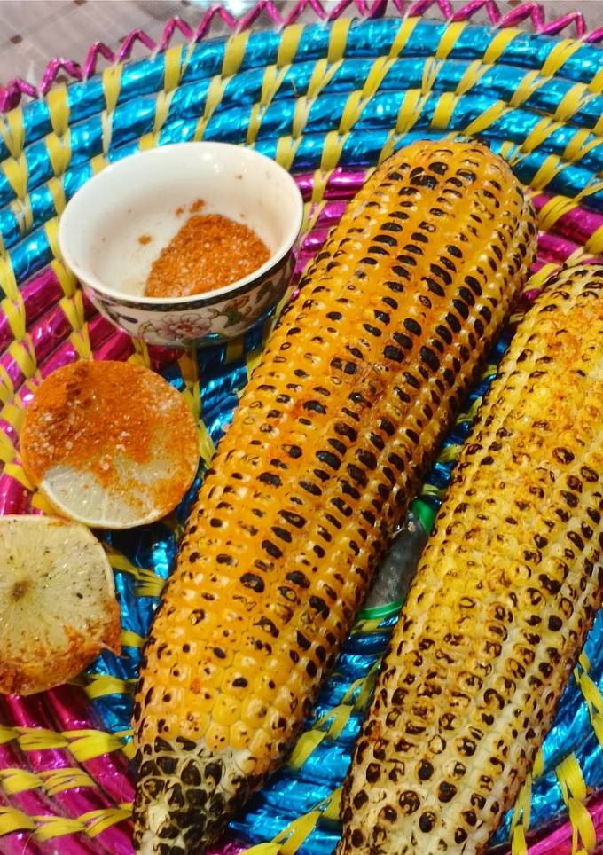 Pakistani Street Style Corn On The Cob (Aka Butta) Recipe by Erum Ahmed ...