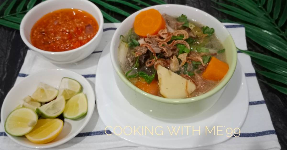 Resep Sup Bunjut/Sup Tulang oleh Cooking with me'99 - Cookpad