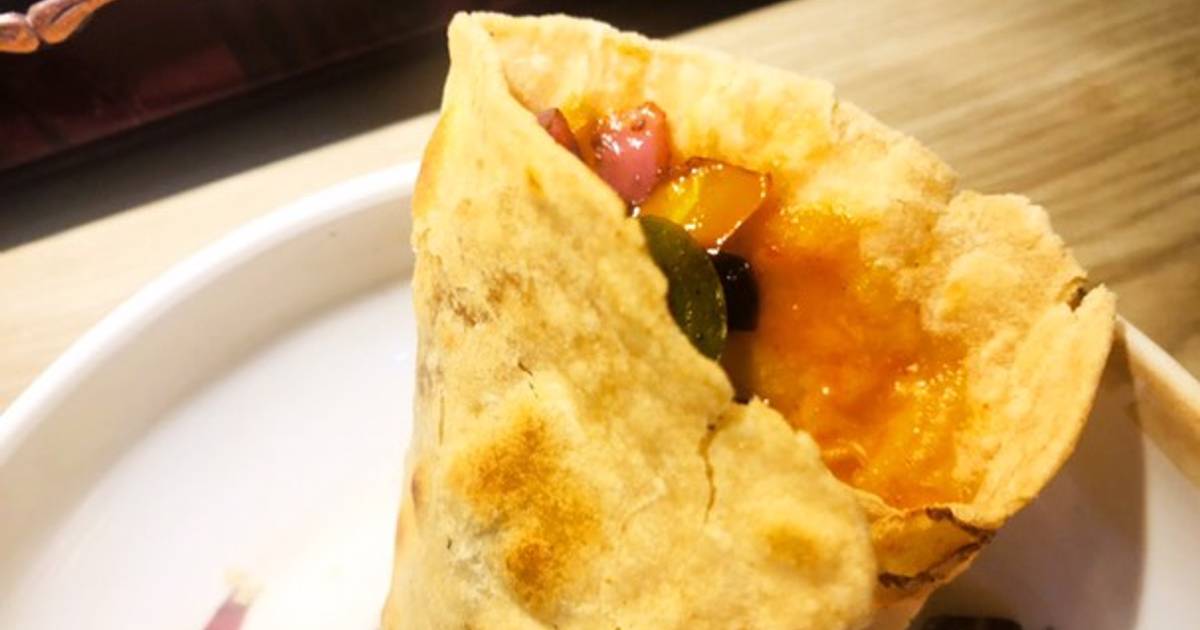 Veg chapati roll Recipe by Manpreet Kaur - Cookpad