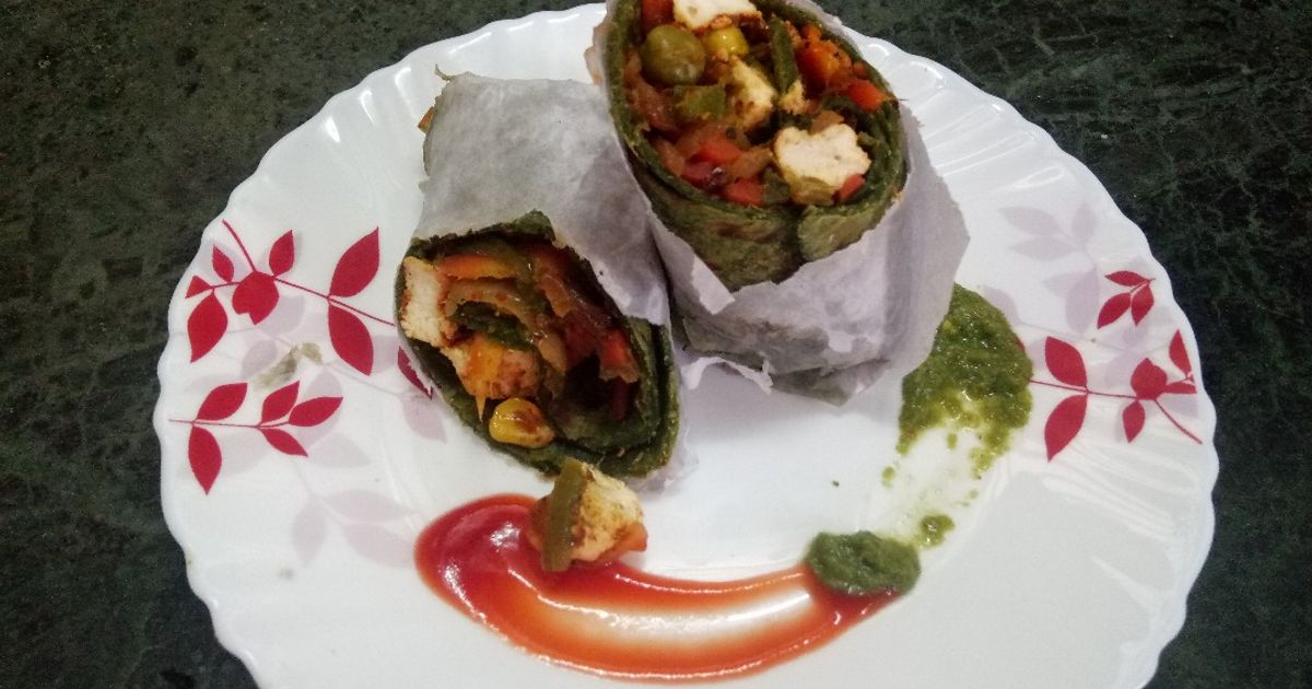 Palak Veg Roll (With The Goodness Of Spinach)[ Healthy, Delicious And ...
