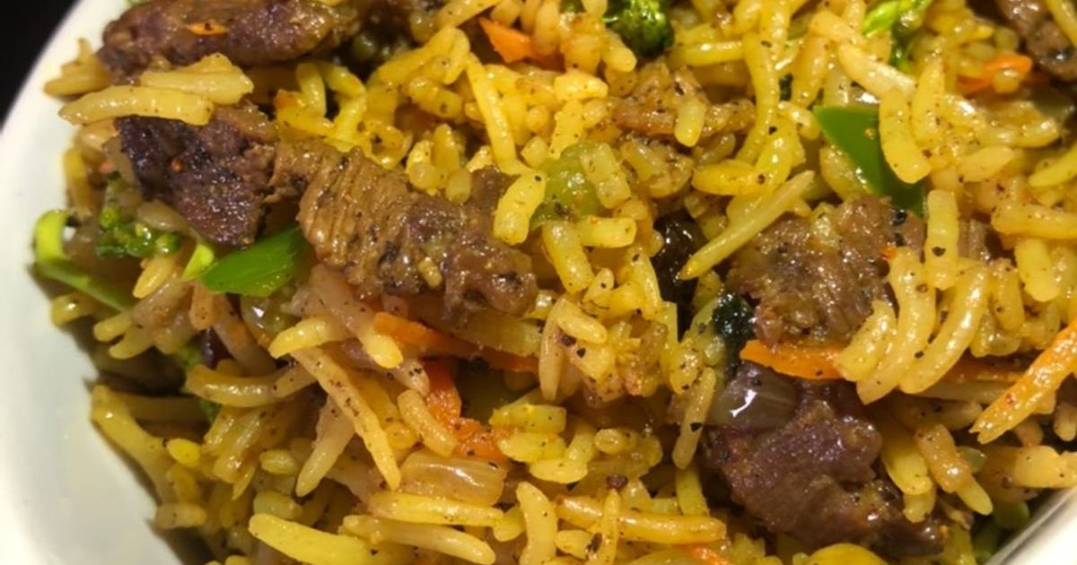 My signature fried rice with veggies Recipe by chef_faridaah - Cookpad