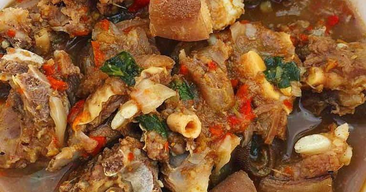 Cow Leg Peppersoup Recipe by Long spoon - Cookpad