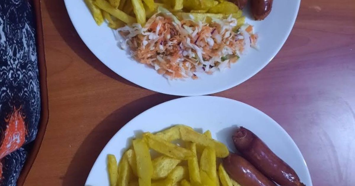 Fries With Smokies Recipe by Jacinta Njiru Ruguru - Cookpad
