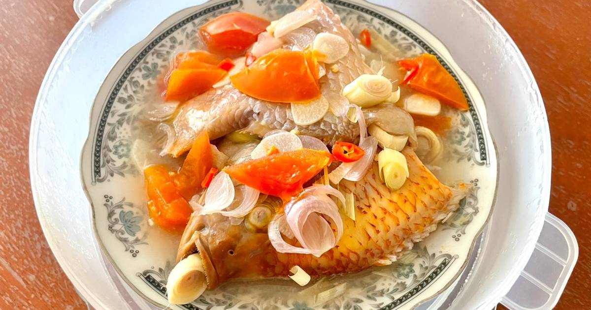 Resipi Tilapia merah stim halia oleh Muhdmbj - Cookpad
