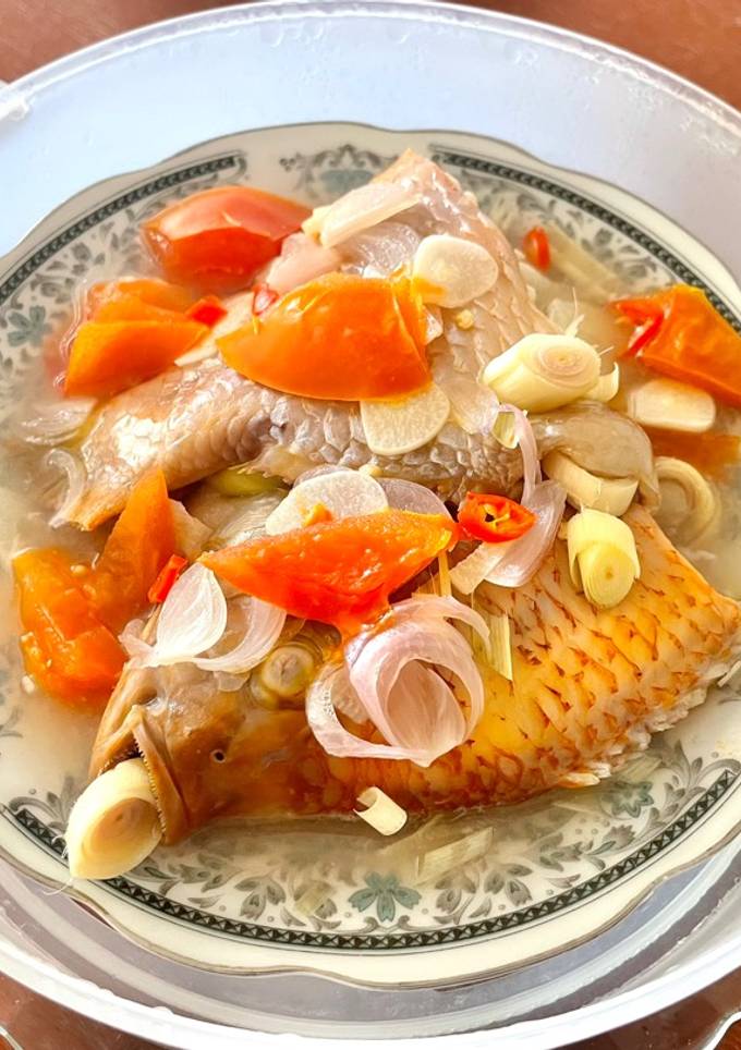 Resipi Tilapia merah stim halia oleh Muhdmbj - Cookpad