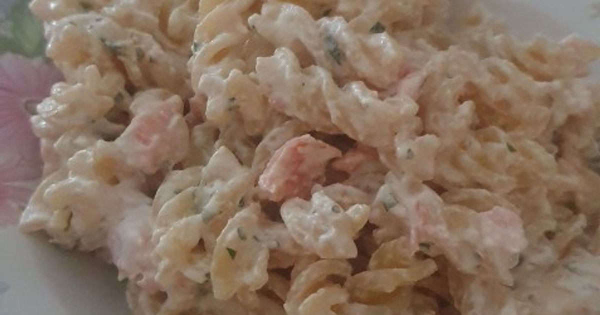 Fusilli With Salmon And Cream Recipe By Martha Maldonado