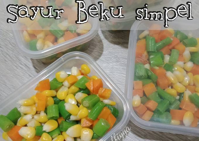 Resep Sayur beku (simpel praktis) oleh Mamaraffiyya - Cookpad