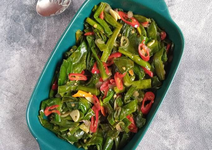 Resep Tumis Genjer oleh Ummu Alfard - Cookpad