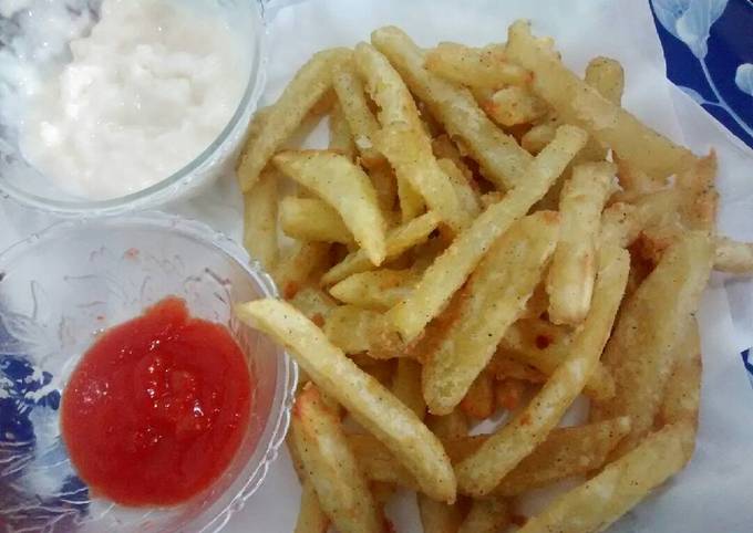 Resep Kentang goreng homemade (ngirit,hehe) oleh chardamarta - Cookpad