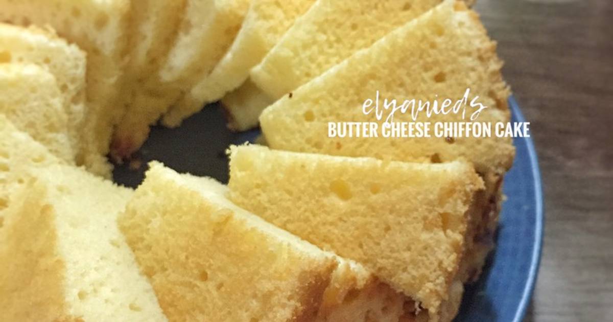 Resep Butter cheese chiffon cake oleh elyanied - Cookpad