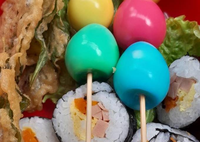 Resep Bekal Bento Anak Telur Warna Warni Bikin Teman Ngiri 😆 oleh Ikha ...