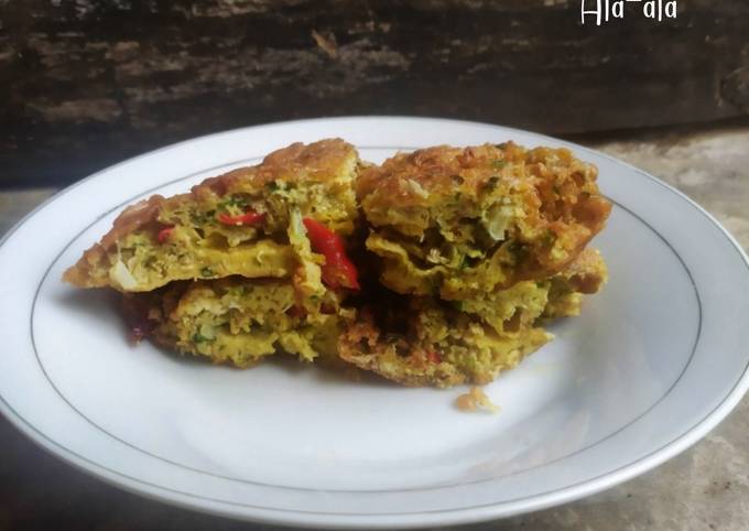 Resep Telur Dadar Padang Ala-Ala oleh Mama Rara - Cookpad