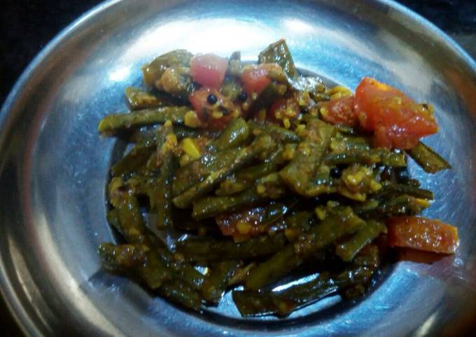 Gavar ki Sabji Recipe by vinnia - Cookpad