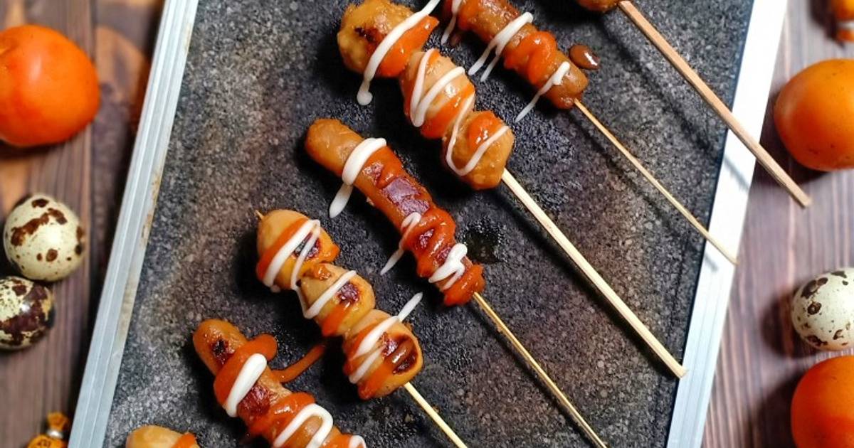 Resep Sate Bakso Sosis Praktis oleh Oknisa Carolina - Cookpad