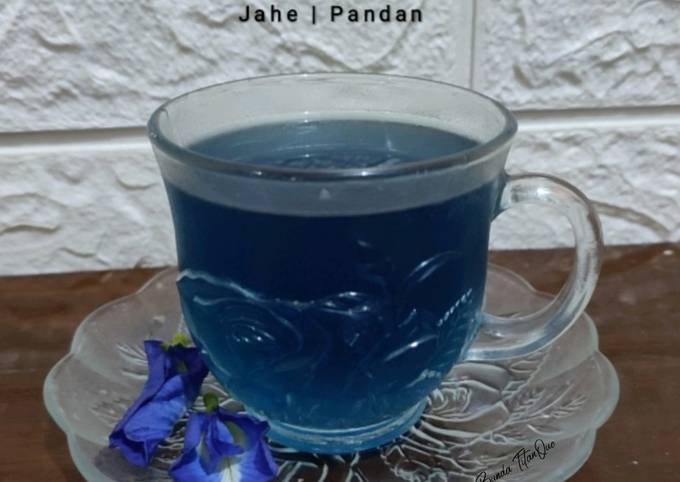 Resep Teh Telang Jahe Pandan oleh Bunda TitanQue - Cookpad