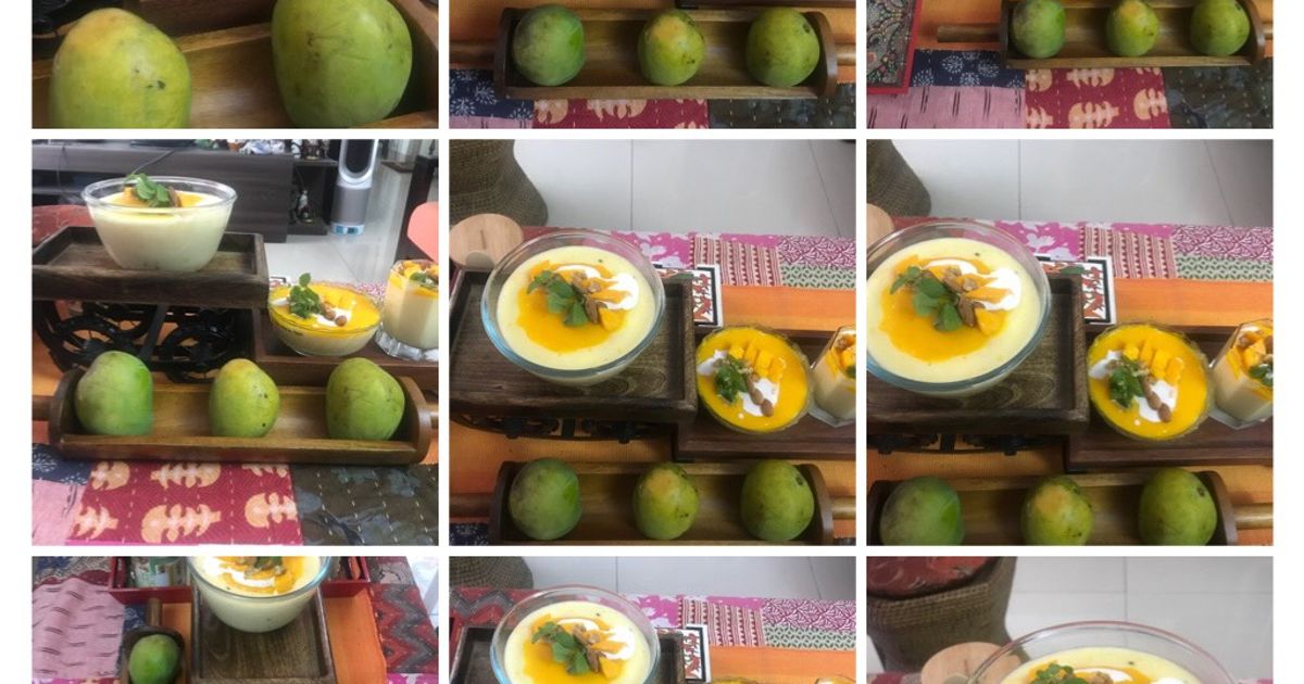 Mishti Mango (Aam) Doi (Dahi) Steamed Recipe by Anamika Banerjee - Cookpad