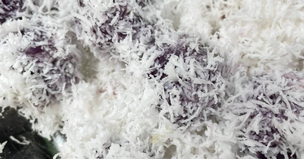 Resep Klepon Ungu! oleh Nuha Ulyn - Cookpad
